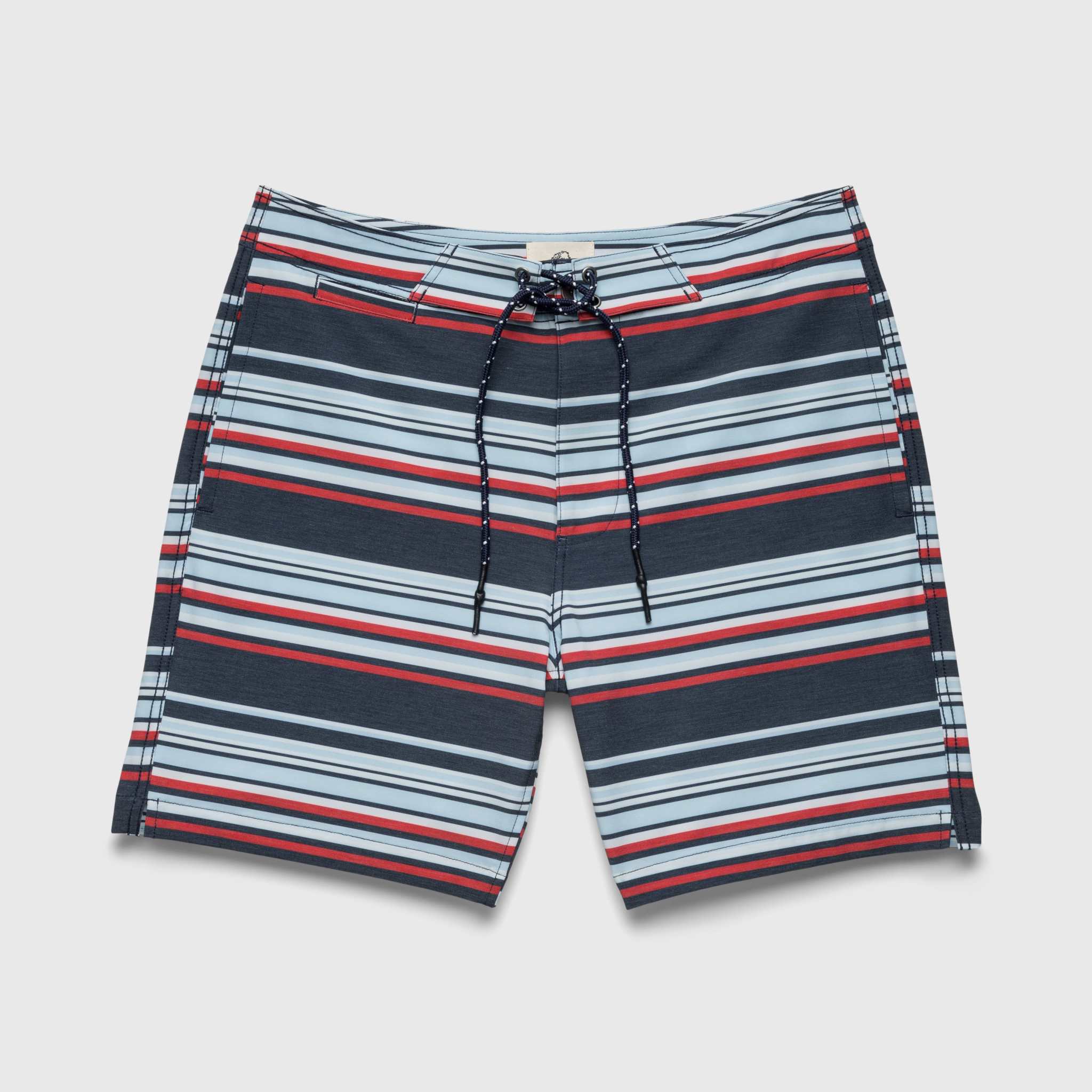 Duke 7.25” Stripe Boardshort - Navy Blazer - Surfside Supply Co ...
