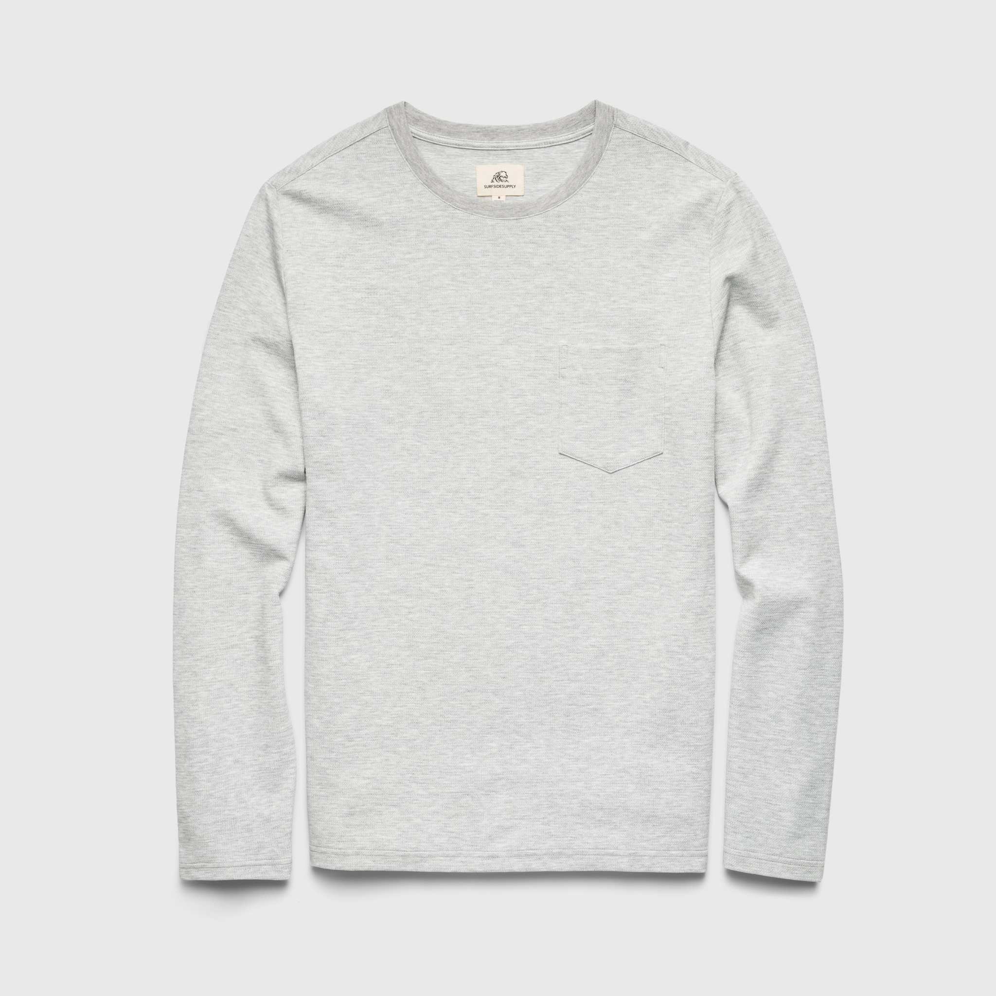 Caleb Classic Pocket Tee - Heather Grey - Surfside Supply Co ...