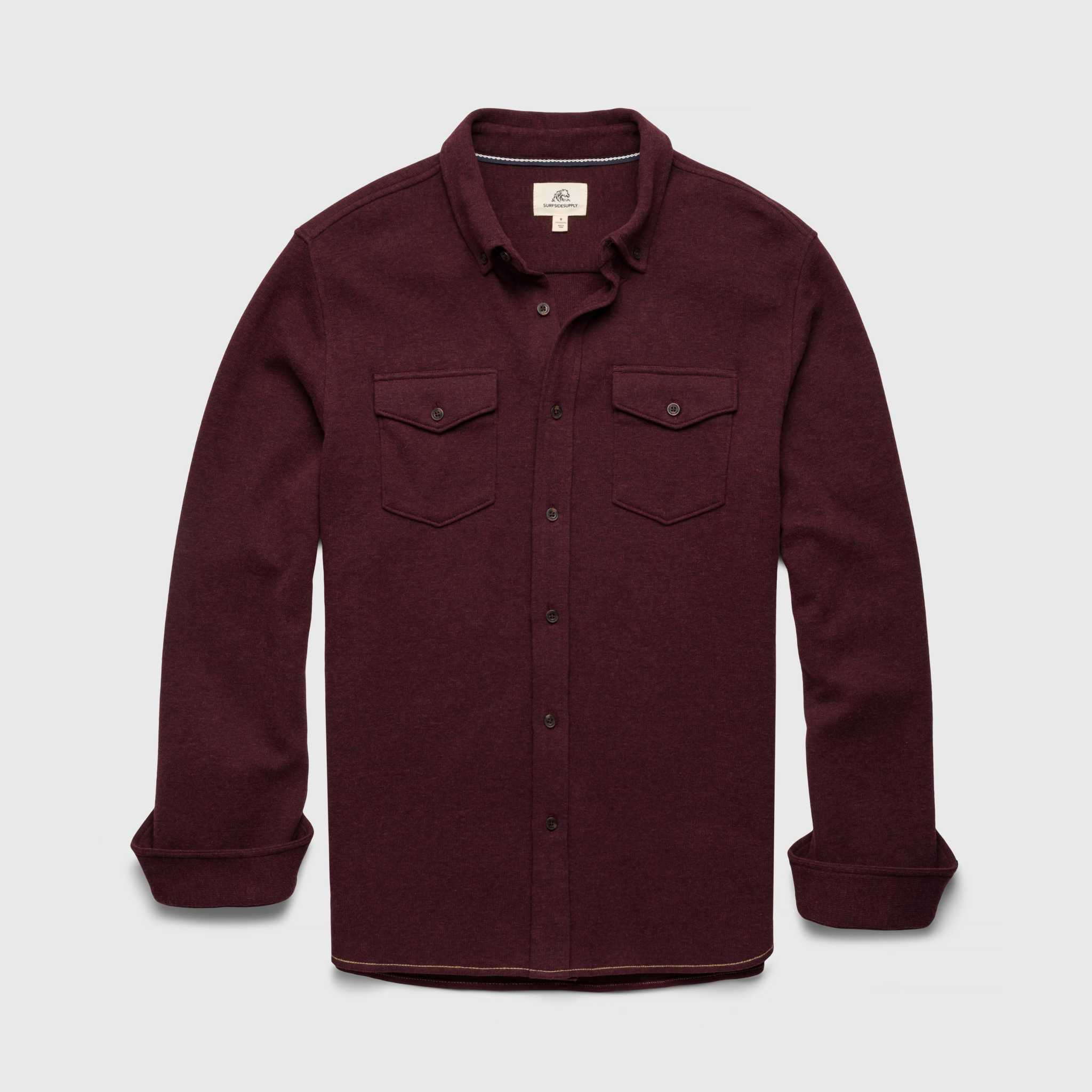 Rex Soft Knit Shirt - Cabernet Heather - Surfside Supply Co. – Surfside ...